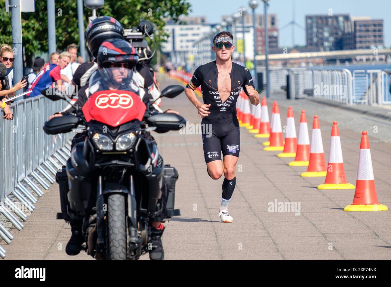 28th July 2024, T100 Triathlon World Series men's race, London ...