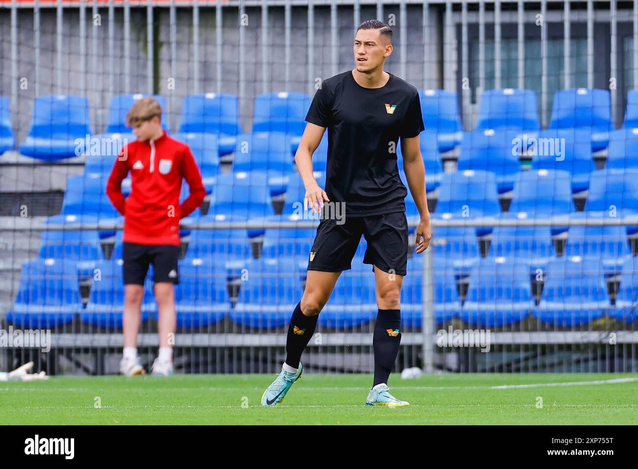ZWOLLE, NETHERLANDS - AUGUST 4: Jay Idzes of Venezia FC during the pre ...