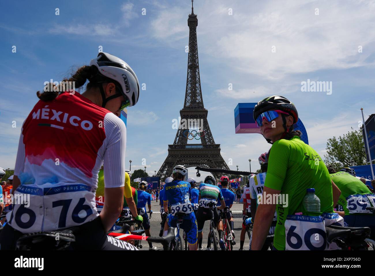 Marcela Prieto, of Mexico, left, and Urska Pintar, of Slovenia, wait ...