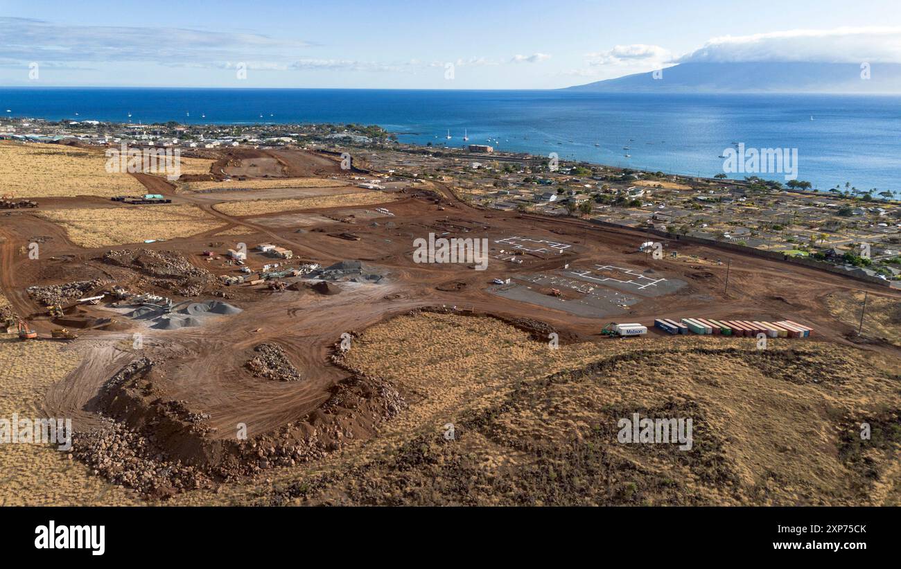 The construction progress at Ka La’i Ola, a 450-unit housing ...