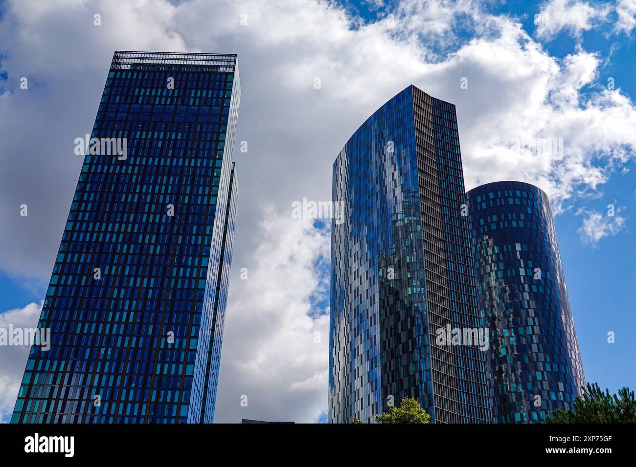 Skyscraper towers in Manchester city centre, UK Stock Photo - Alamy