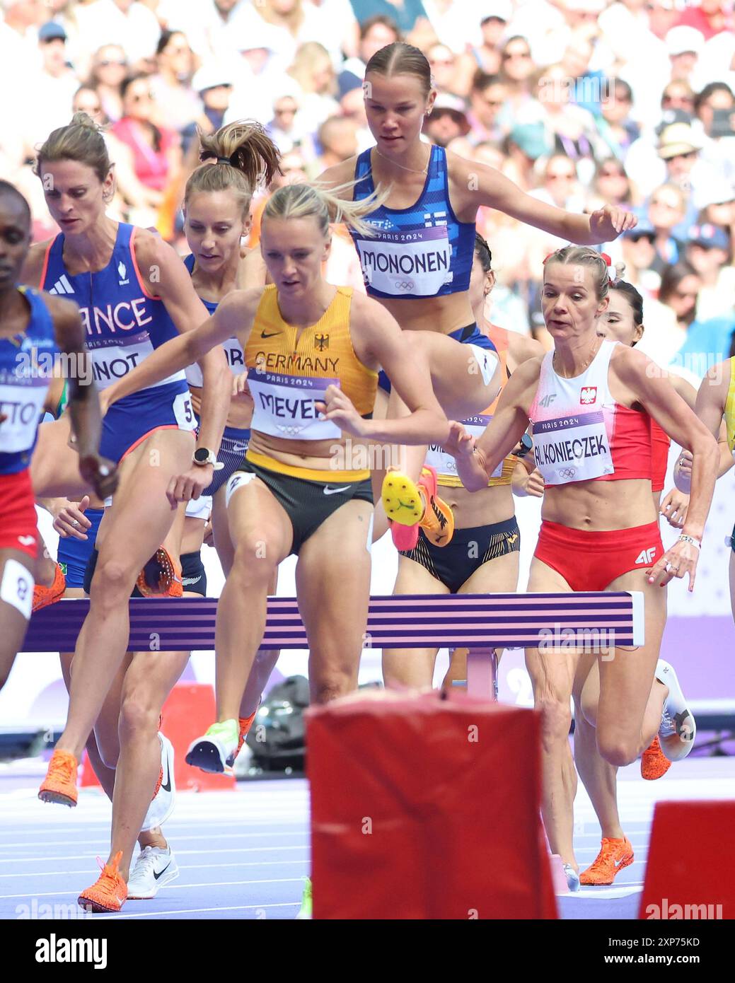 Paris, Ile de France, France. 4th Aug, 2024. Ilona MONONEN (FIN) in the ...