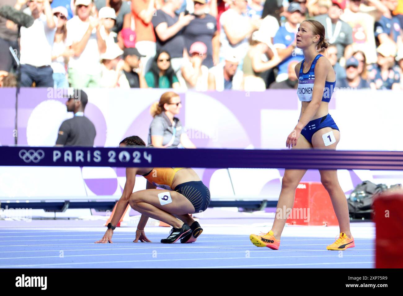 Paris, Ile de France, France. 4th Aug, 2024. Ilona MONONEN (FIN) in the ...