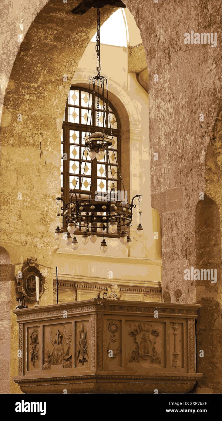 Ornate interior decoration Stock Vector Images - Alamy