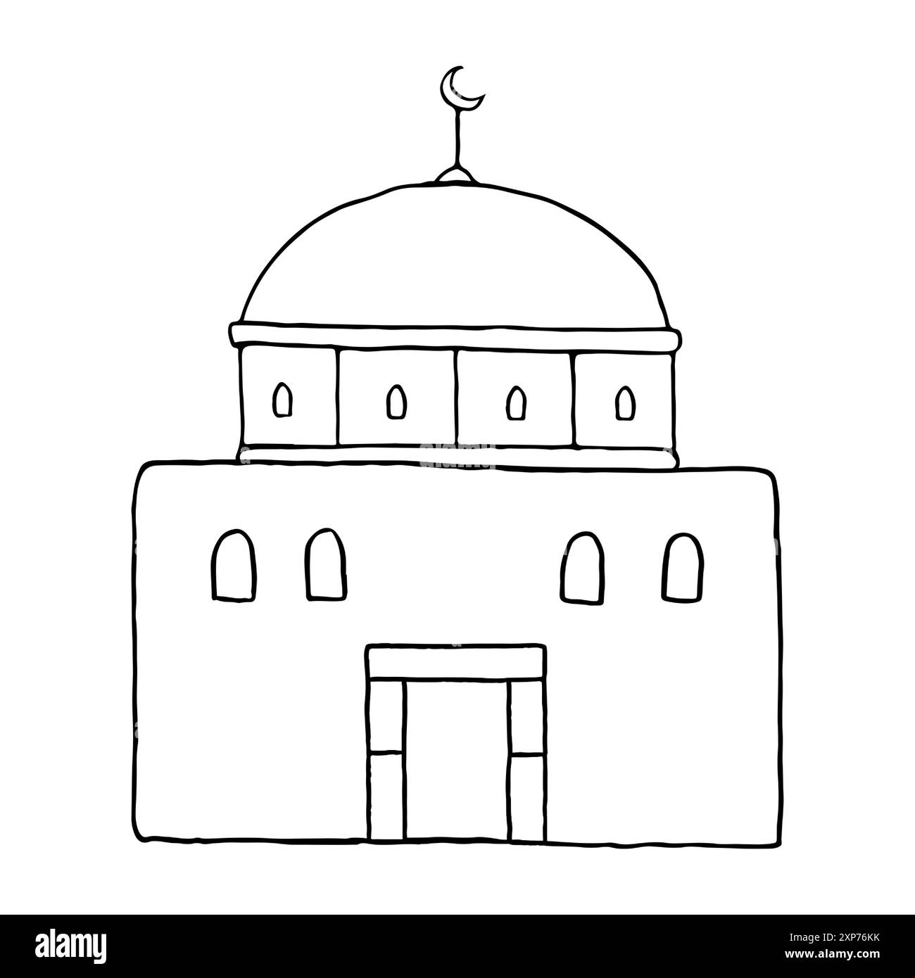 Mubarak mosque islamic egypt Cut Out Stock Images & Pictures - Alamy