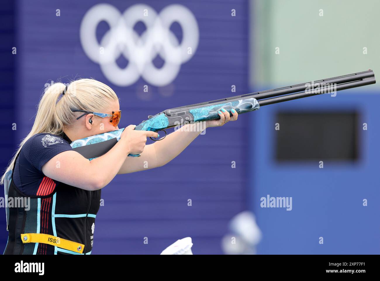 Chateauroux, France. 4th Aug, 2024. Amber Jo Rutter of Great Britain ...