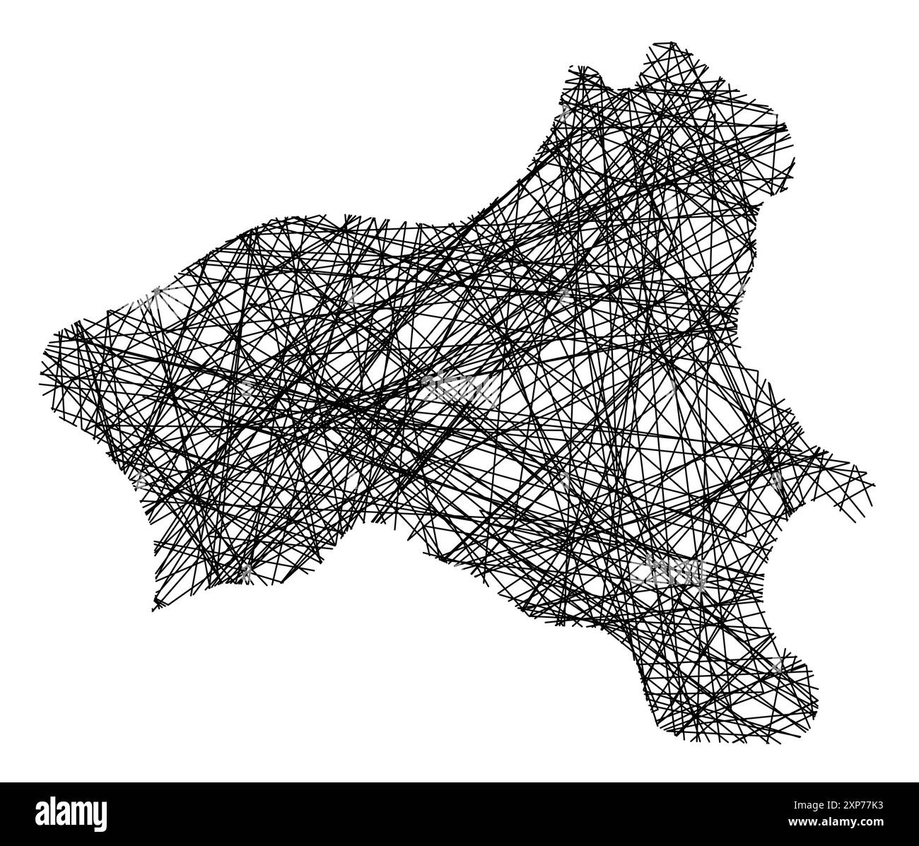 Map of vibo valentia Black and White Stock Photos & Images - Alamy