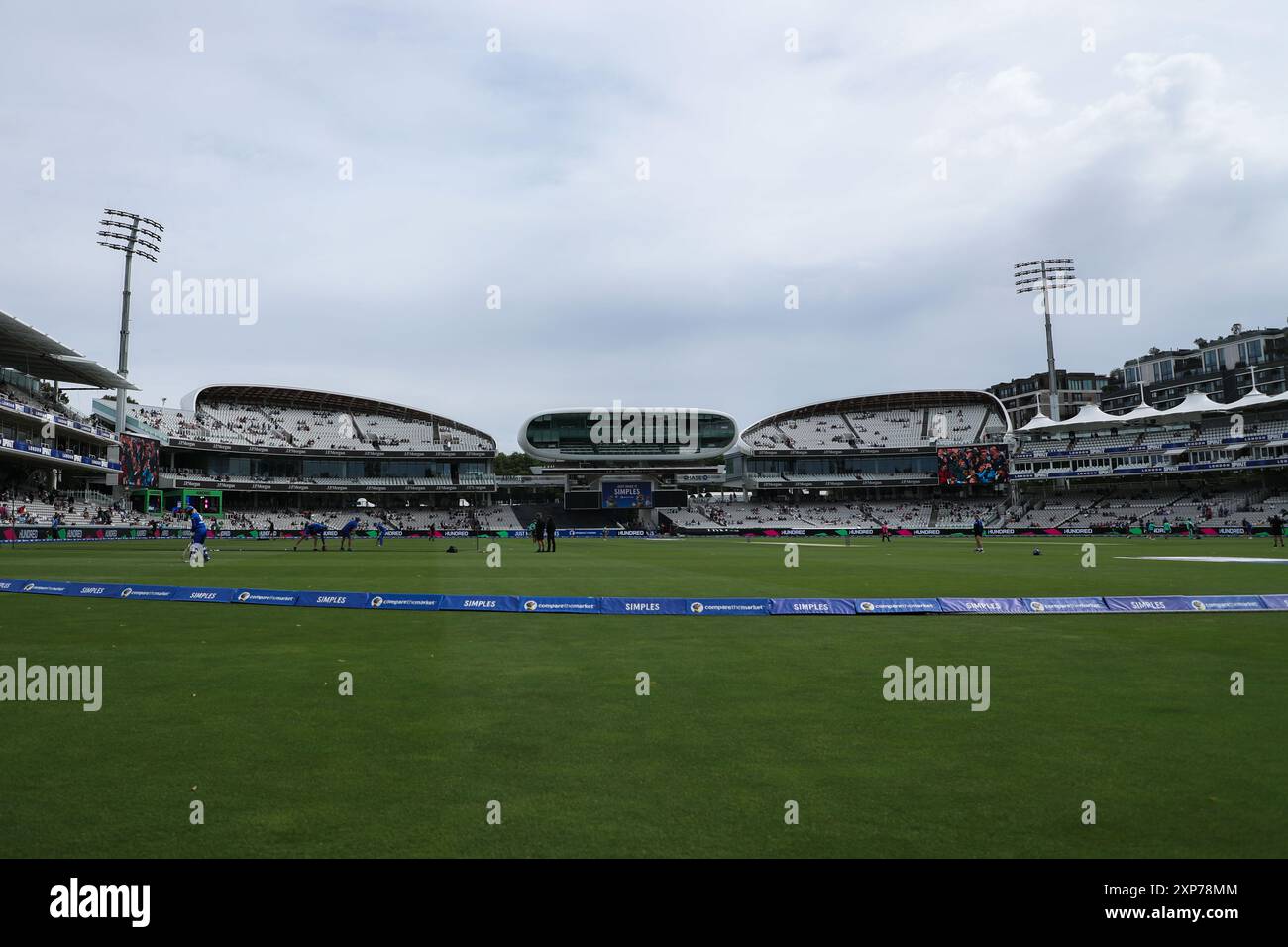 A general view of Lords Cricket Ground prior to the The Hundred match ...