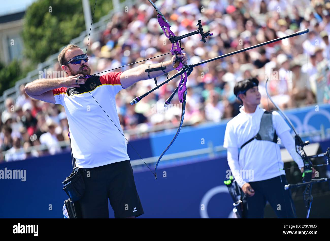 Paris, France. 04th Aug, 2024. Olympic Games, Paris 2024, Archery ...