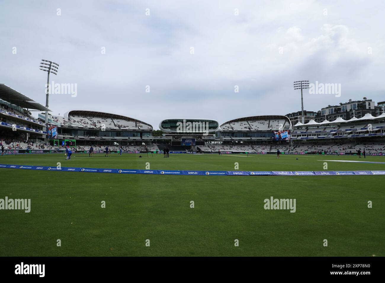 A general view of Lords Cricket Ground prior to the The Hundred match ...