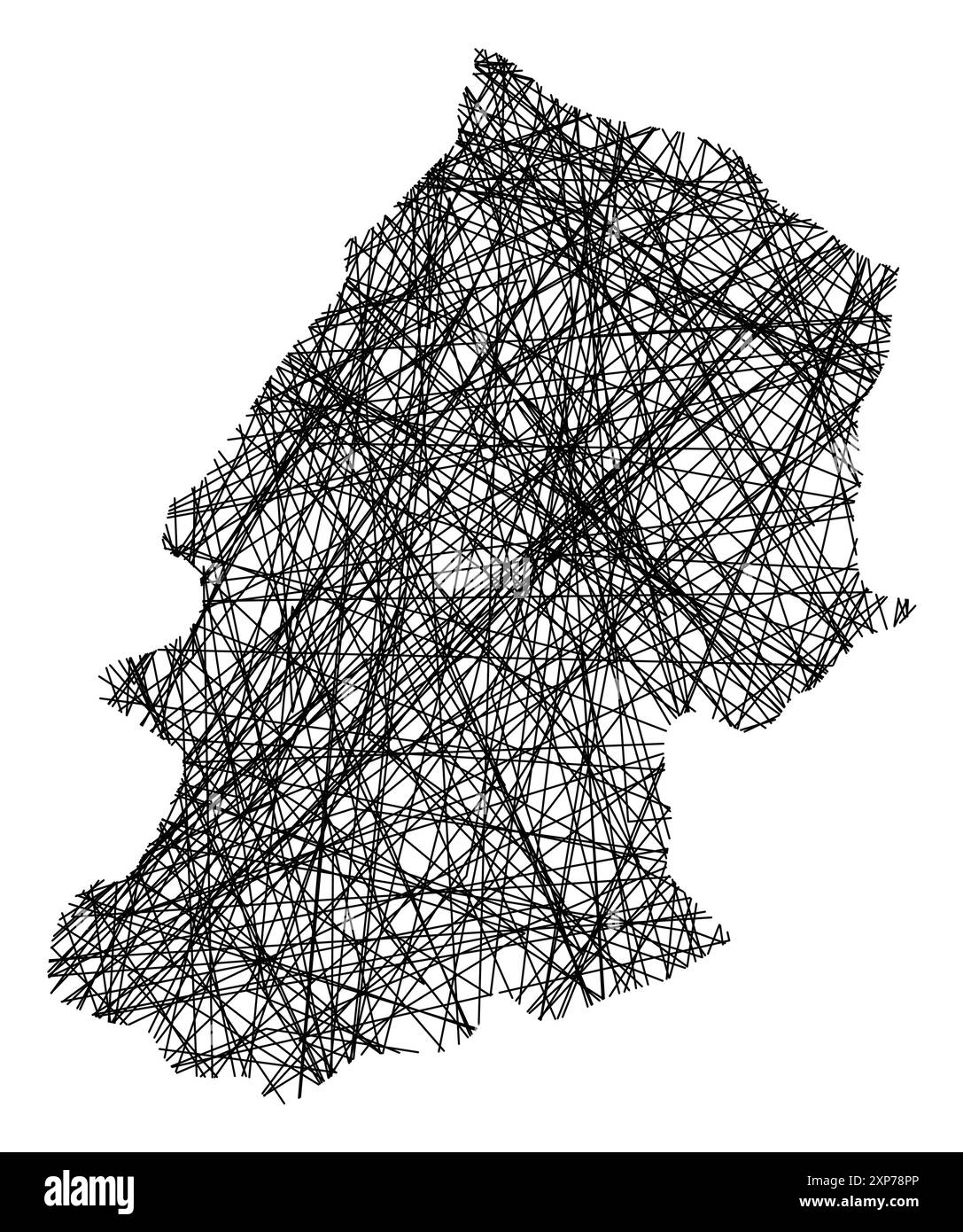 Symbol Map of the Province Campobasso (Italy) showing the state with ...