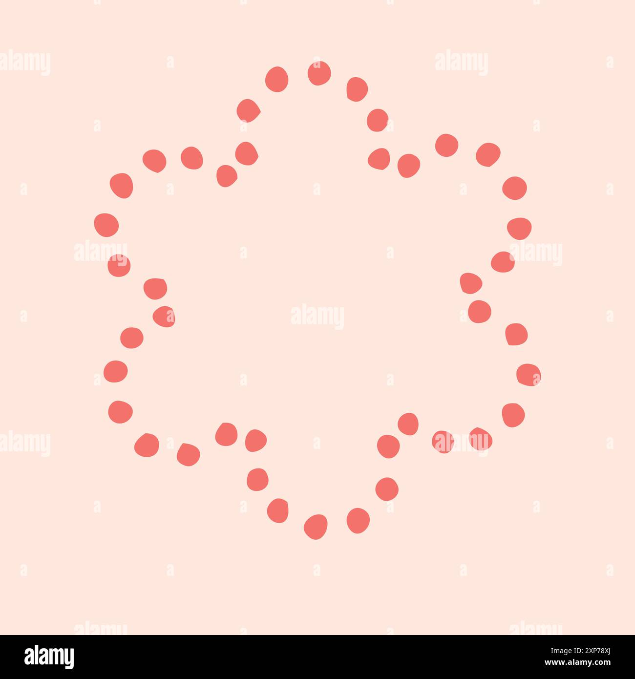 Peach fuzz botanical texture vector motif with color of the year two ...