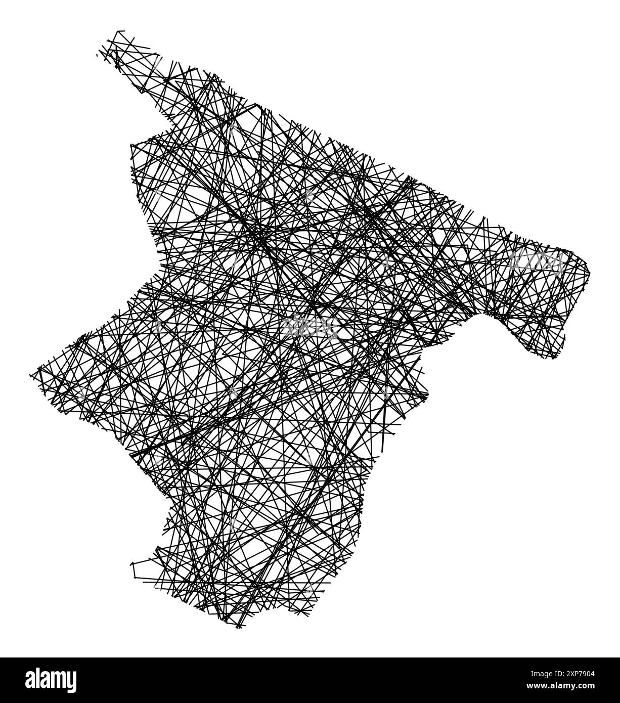 Symbol Map of the Province Barletta-Andria Trani (Italy) showing the ...