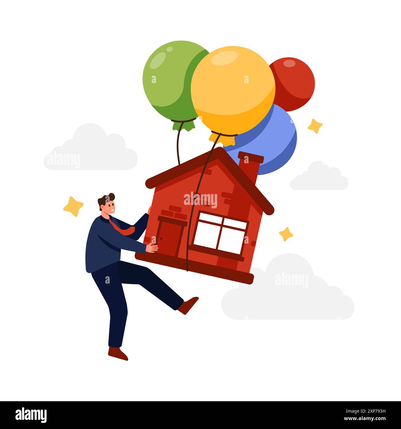 Cartoon inflation hi-res stock photography and images - Alamy