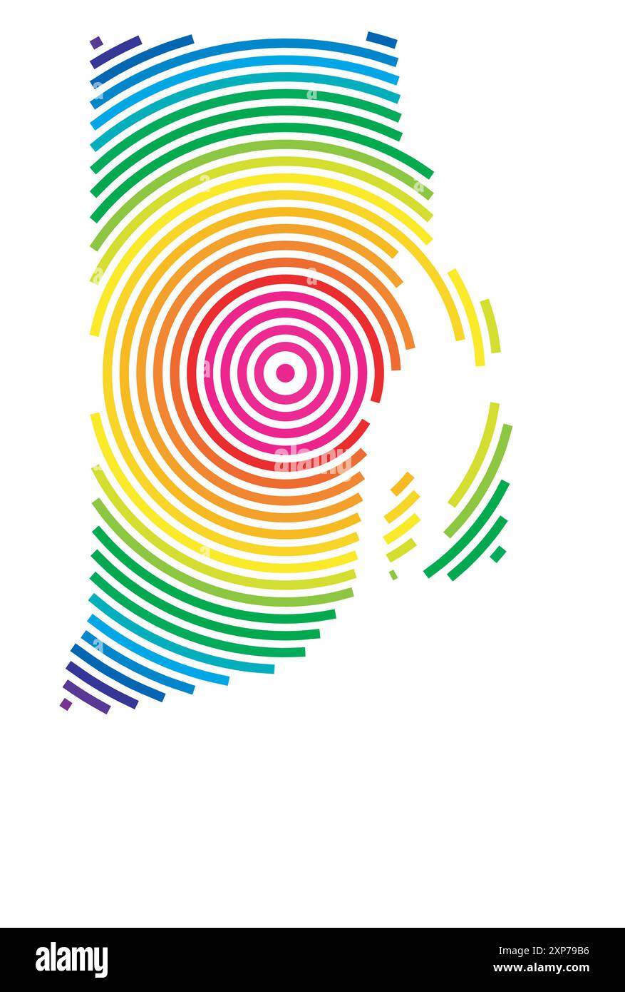 Symbol Map of the State Rhode Island (United States of America ...