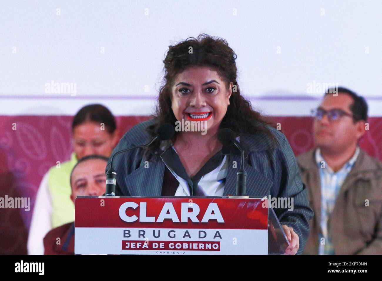 Clara Brugada During a Thank You Tour Clara Brugada, candidate elected ...