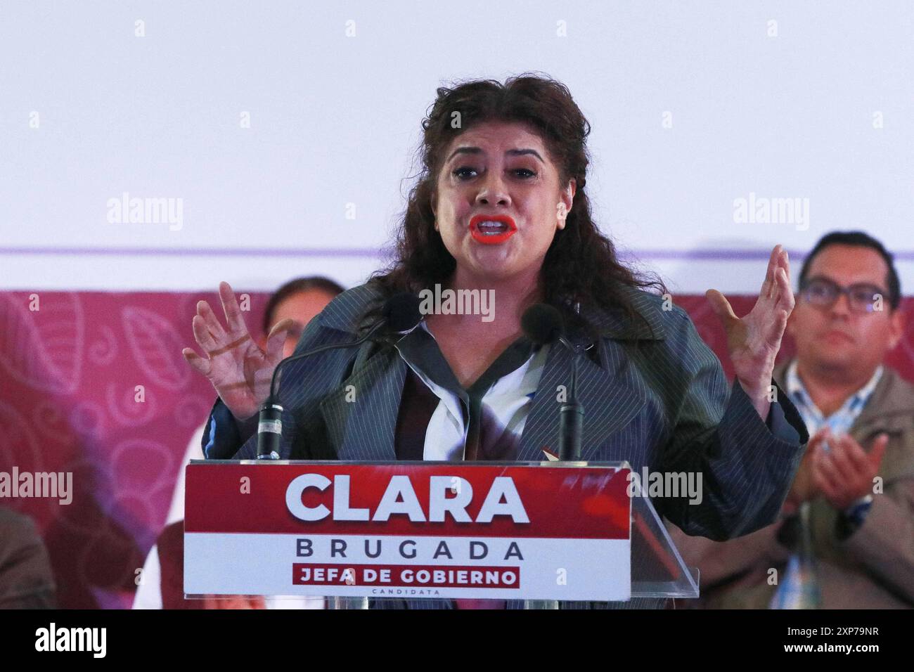 Clara Brugada During a Thank You Tour Clara Brugada, candidate elected ...