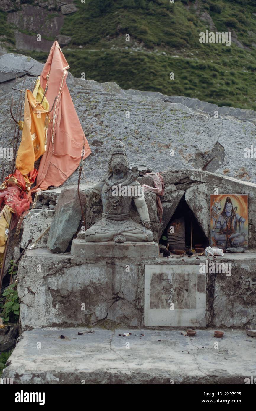 July25th2024, Himachal Pradesh, India. A deformed and ruined vintage ...