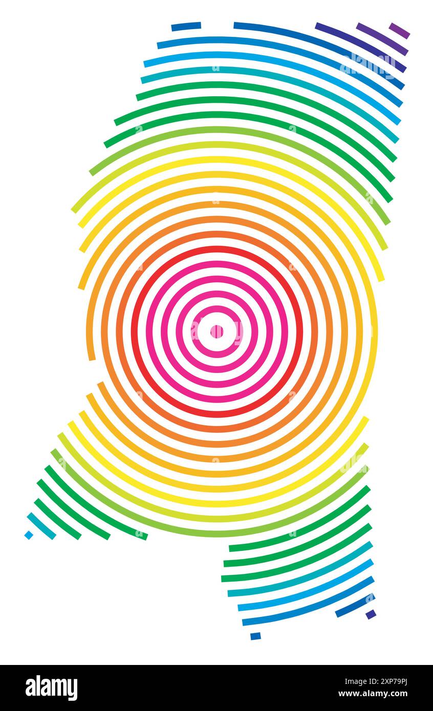 Symbol Map of the State Mississippi (United States of America ...