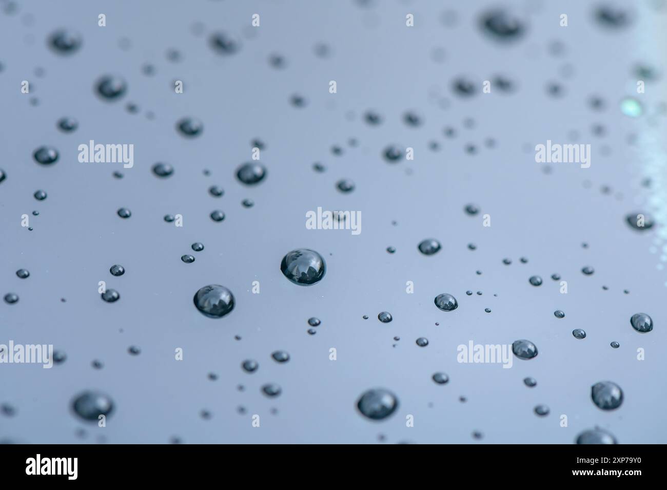 Rain drops on windshield 9 Stock Photo - Alamy