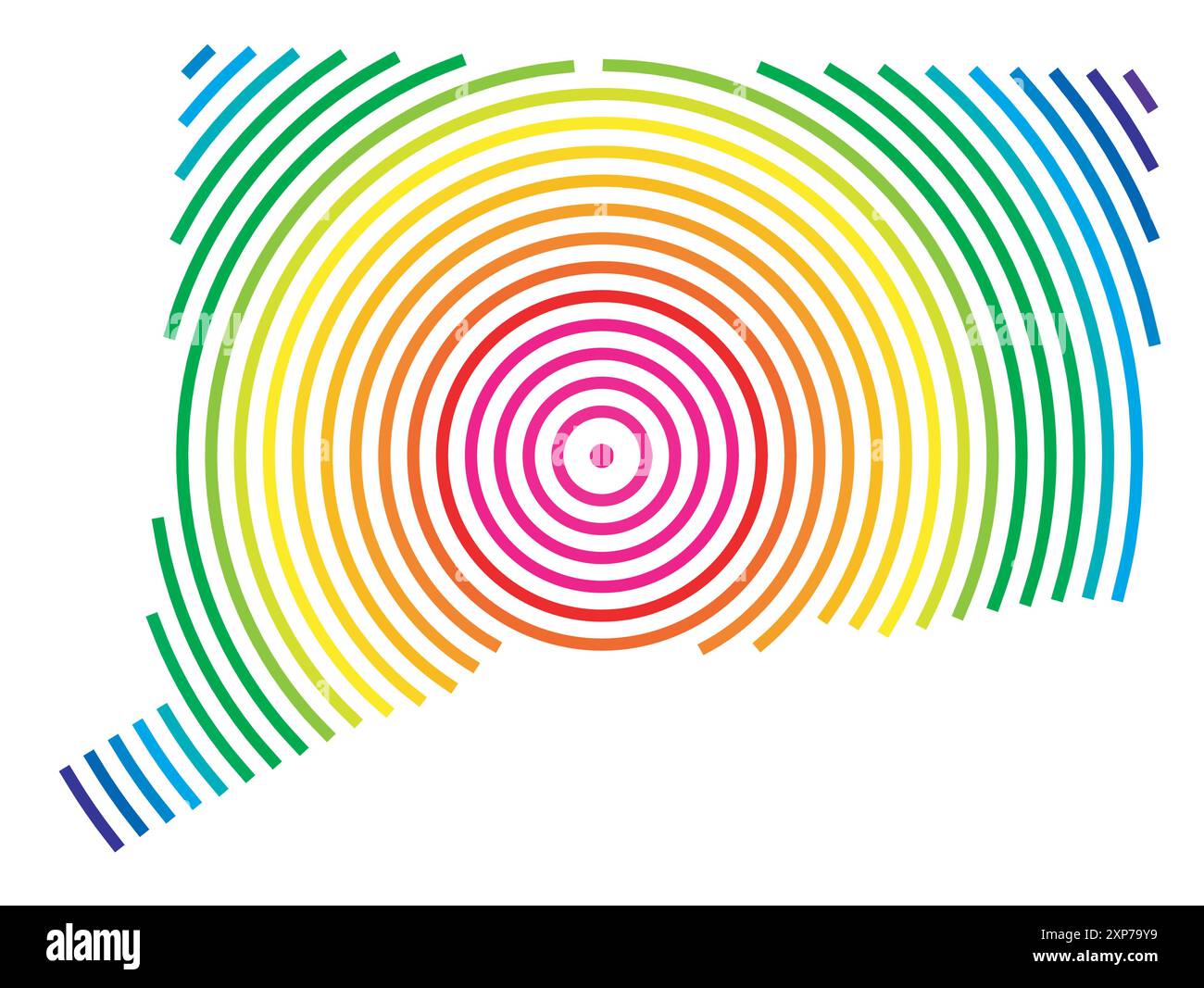 Symbol Map of the State Connecticut (United States of America ...