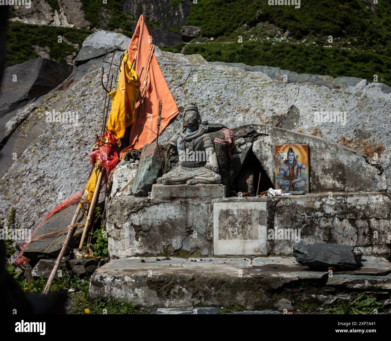 July25th2024, Himachal Pradesh, India. A deformed and ruined vintage ...