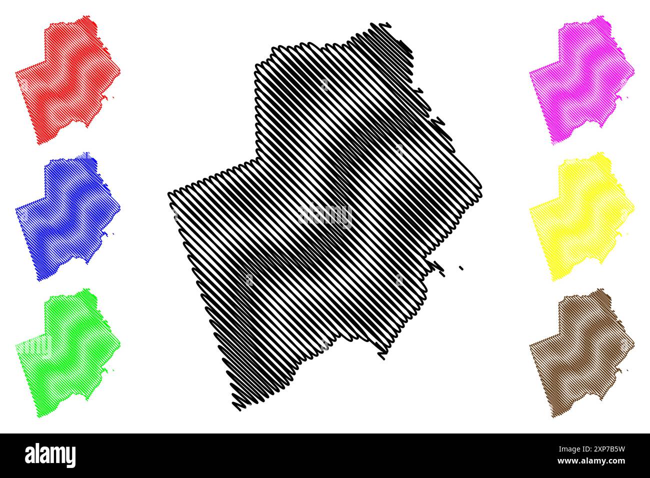 Albert County (Canada, New Brunswick Province, North America) map ...