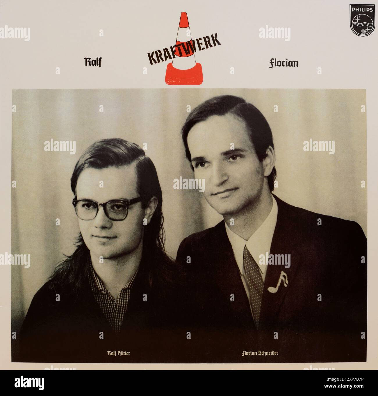 Vintage vinyl record cover. Kraftwerk-Ralf and Florian, 1973 re-release ...