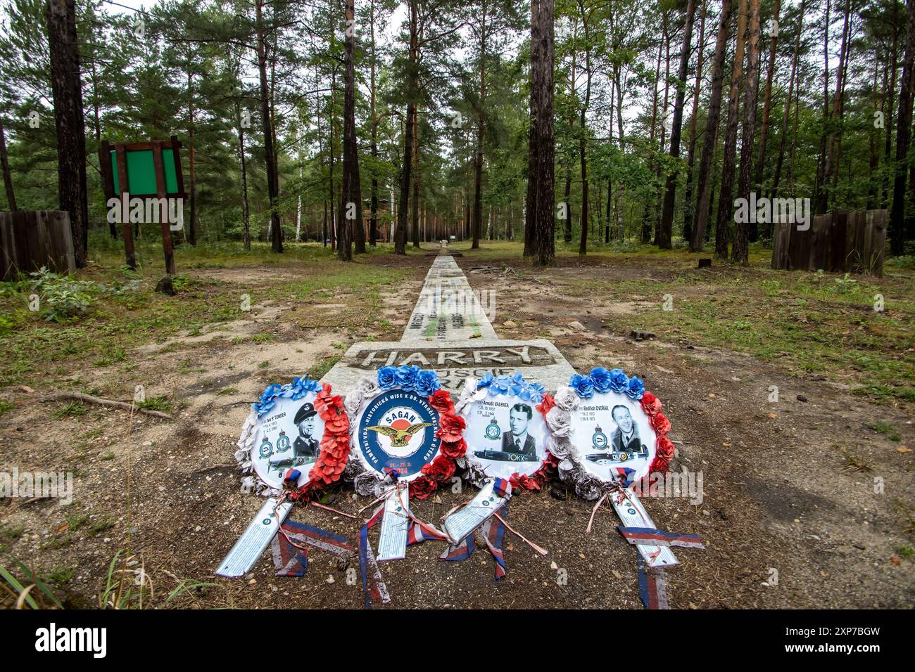 The location of "Harry" tunnel at Stalag Luft III during WWII in Zagan ...