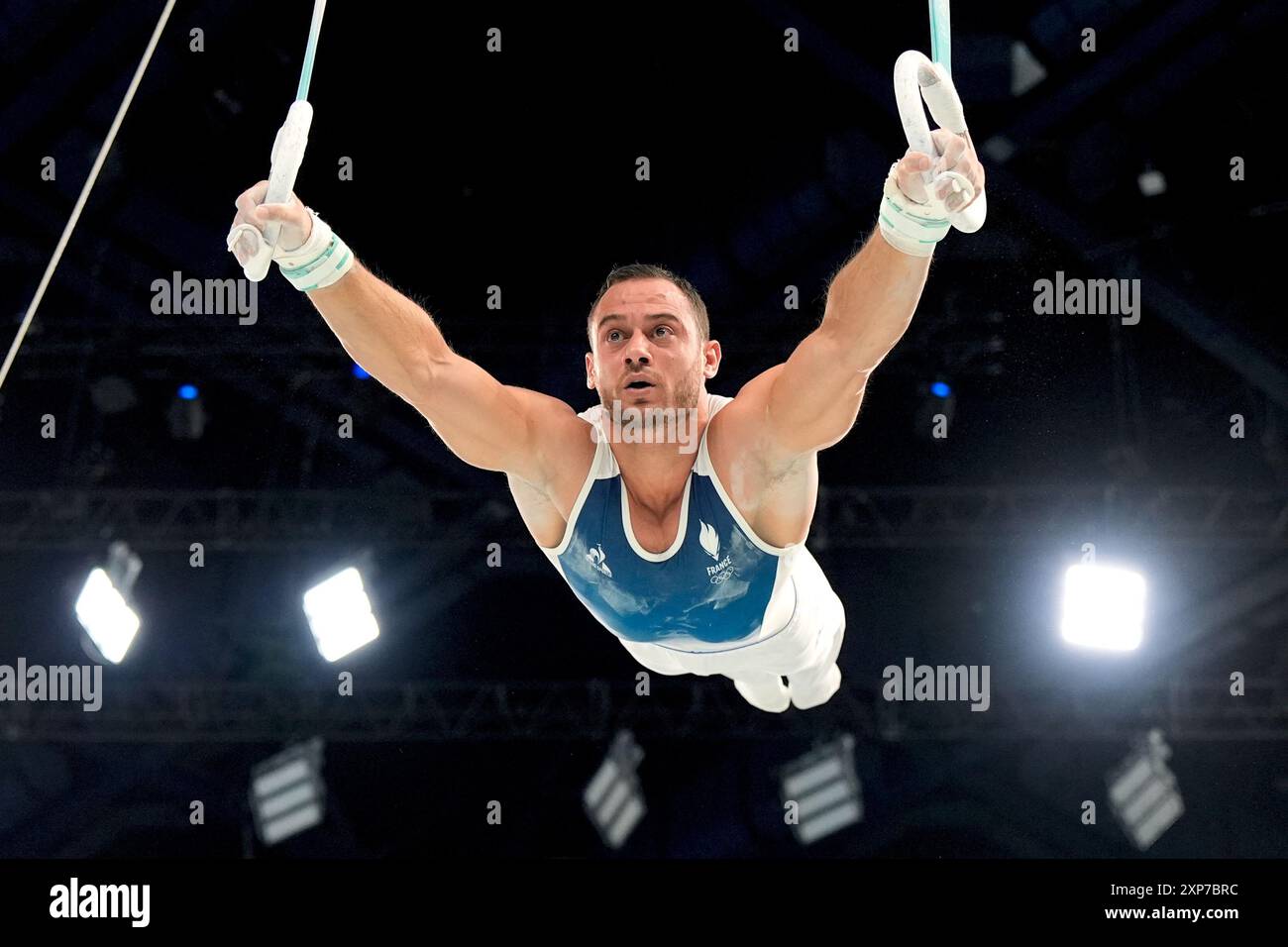 Samir Ait Said, of France, competes during the men's artistic ...