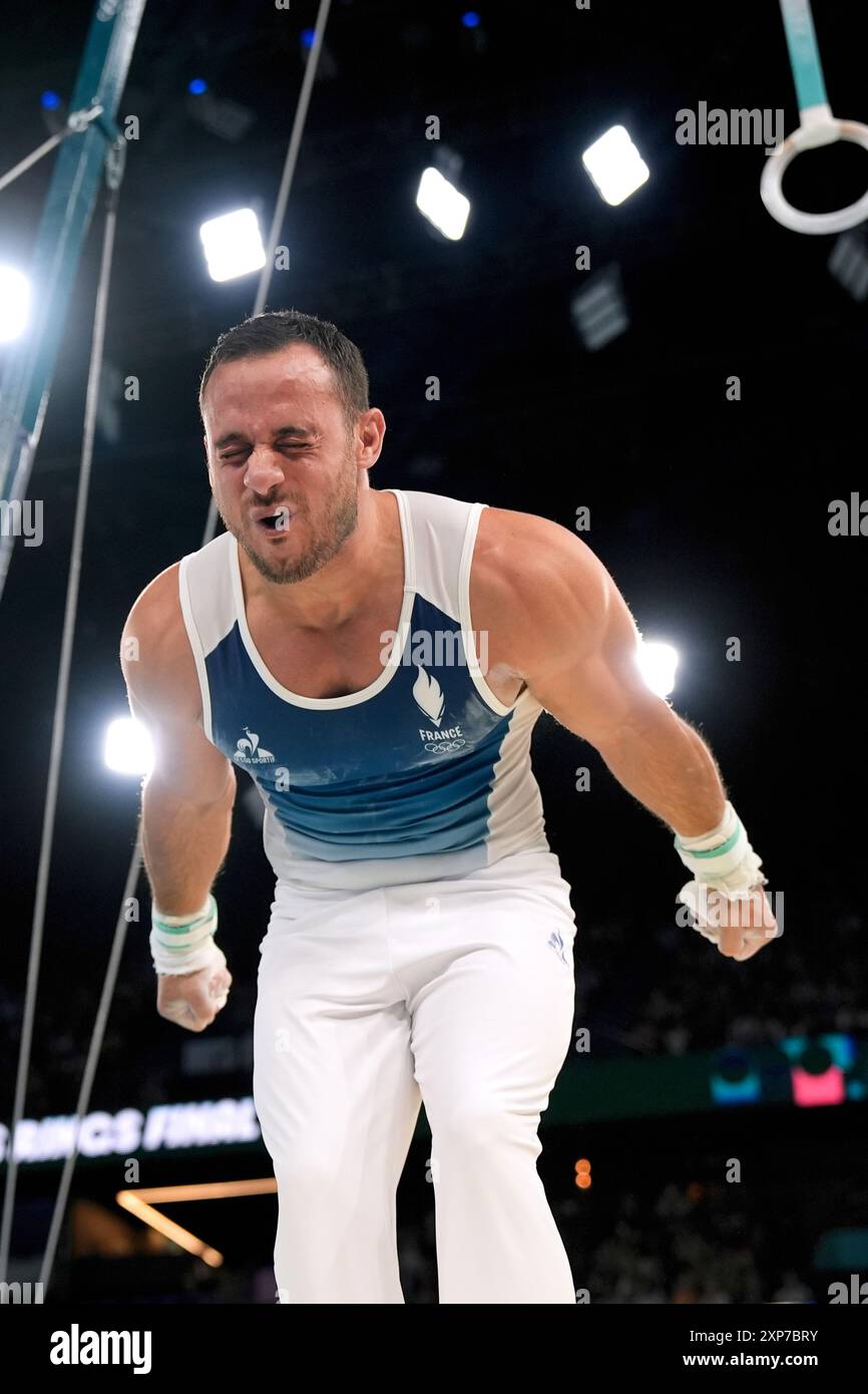 Samir Ait Said, of France, competes during the men's artistic ...