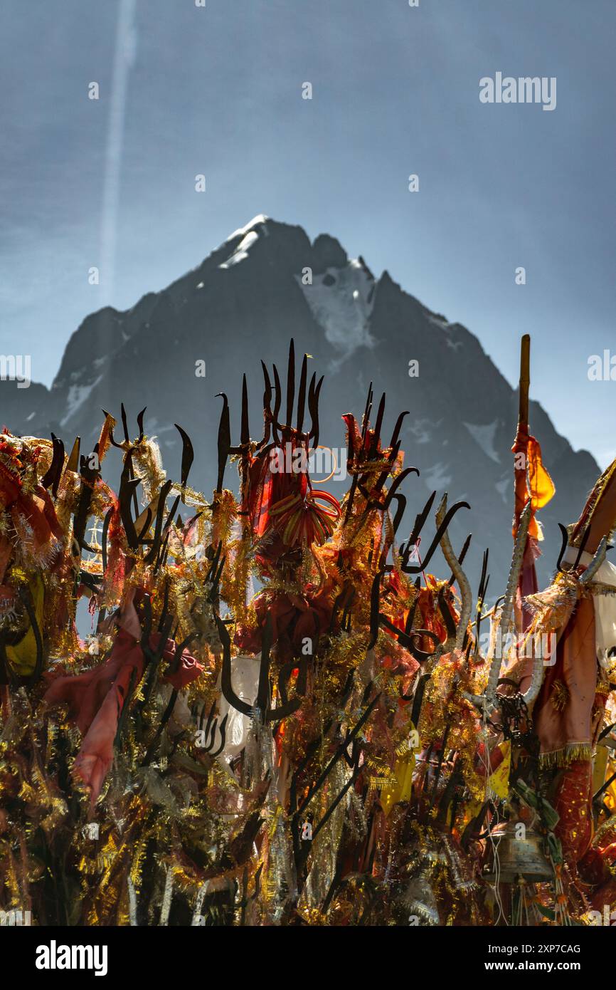 Mani mahesh kailash yatra hi-res stock photography and images - Alamy