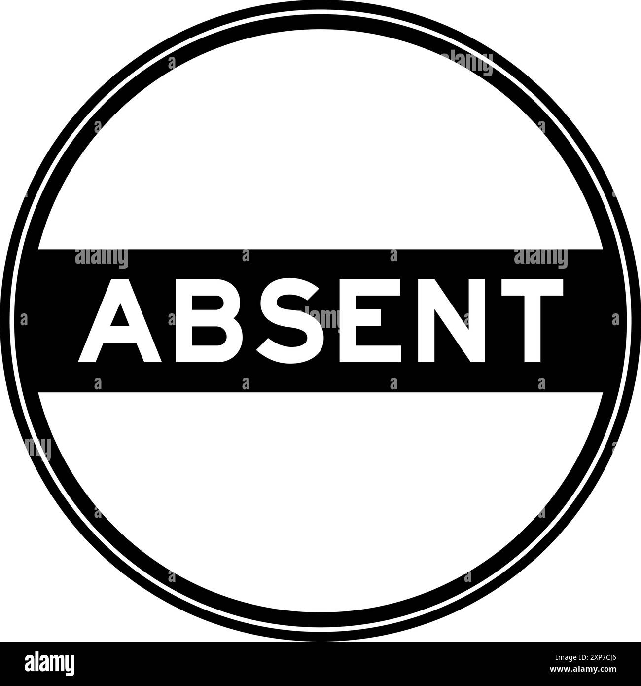 Absent absence away Stock Vector Images - Alamy