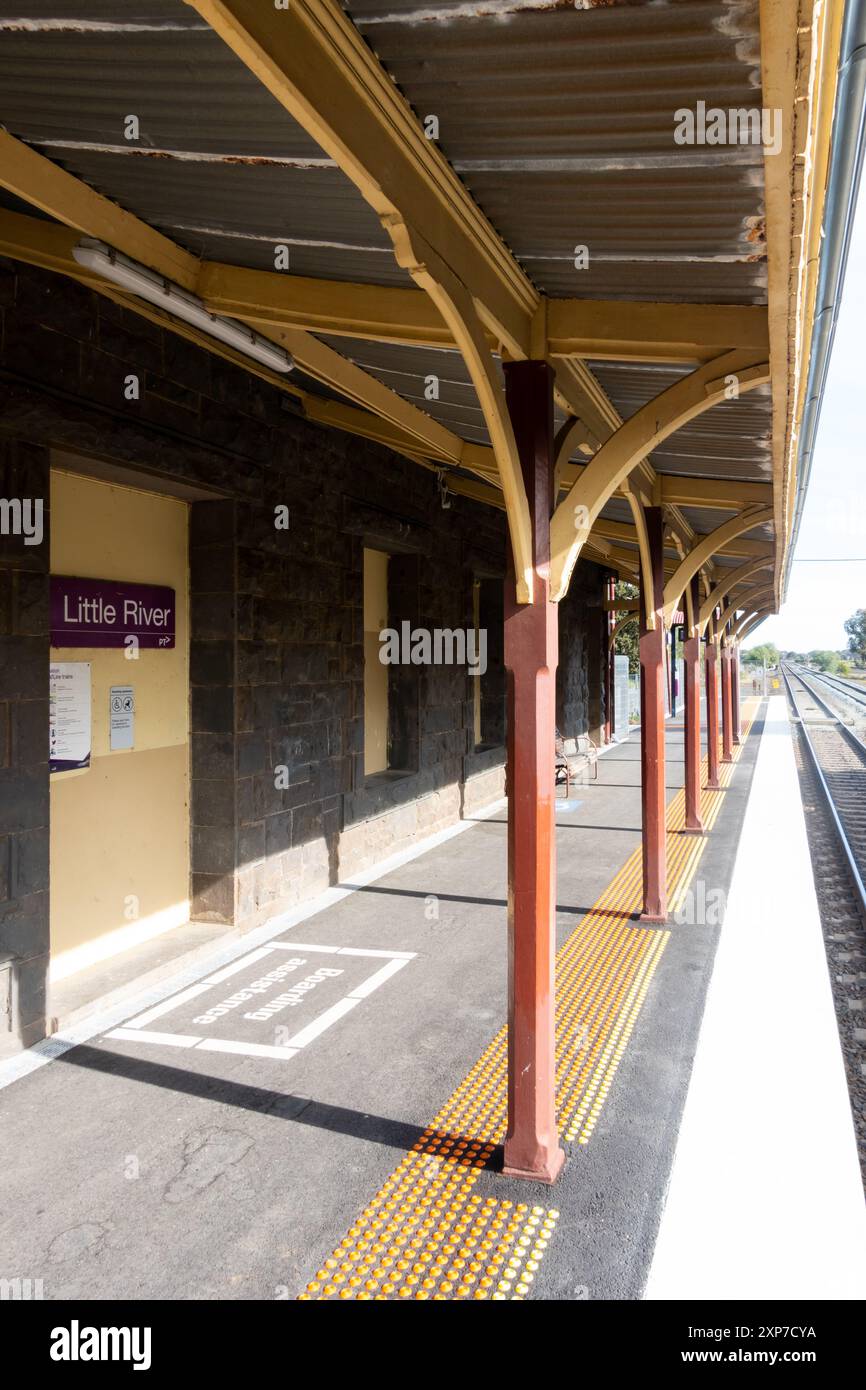 Little River Train Station in Victoria Australia Stock Photo - Alamy