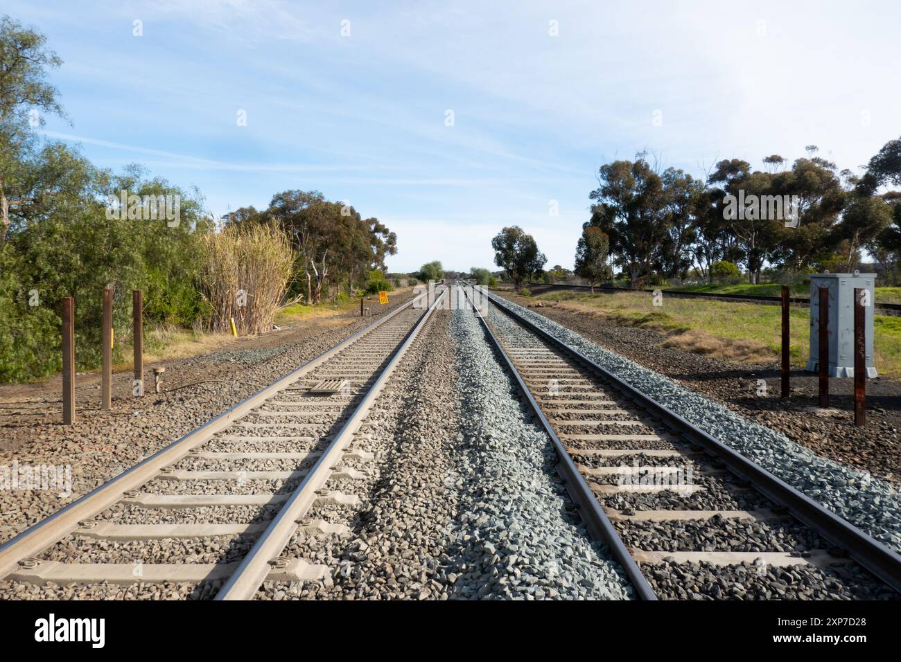 Little River Train Station in Victoria Australia Stock Photo - Alamy