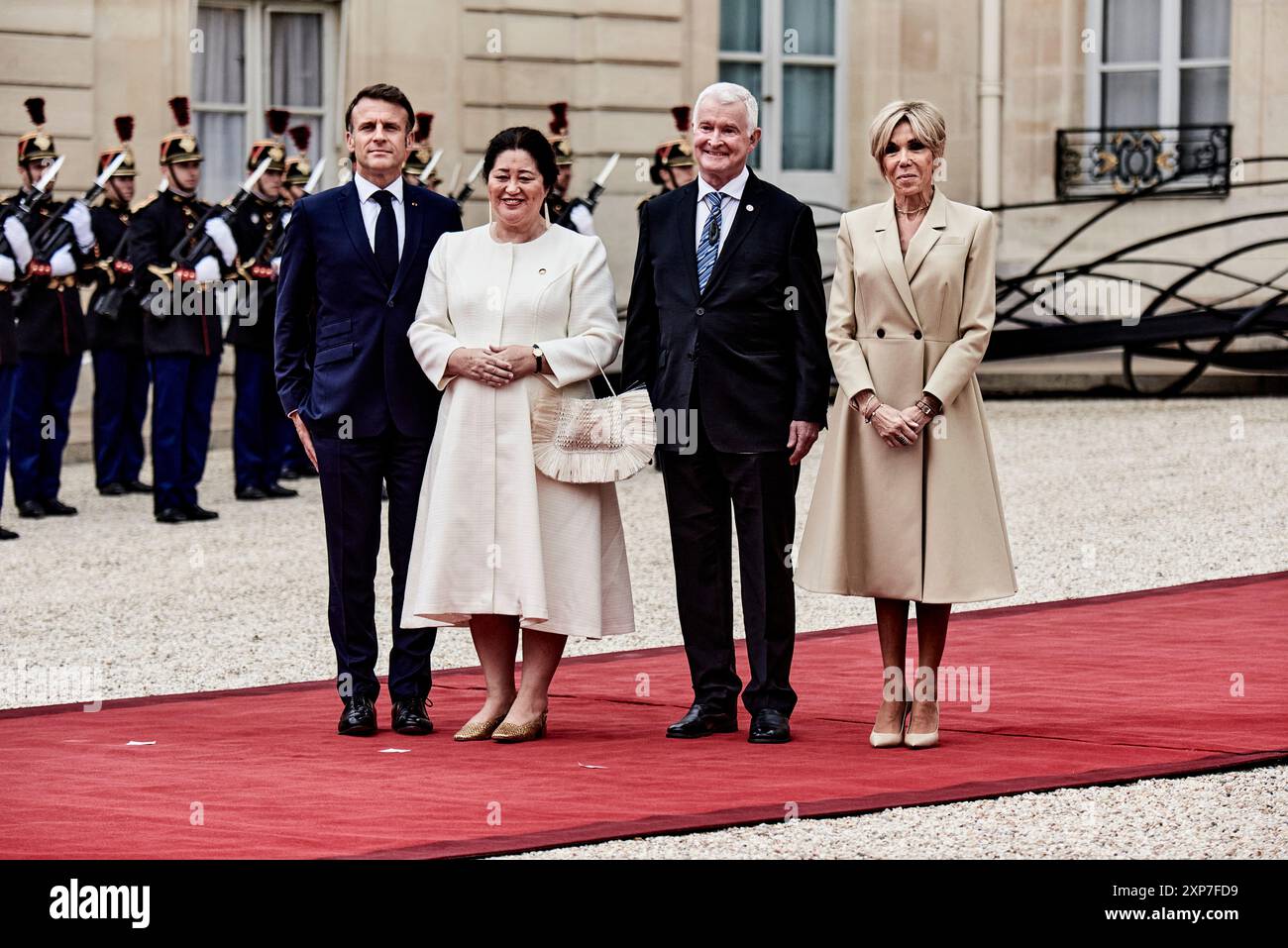 Paris, France. 26th July, 2024. Antonin Burat/Le Pictorium - Reception ...