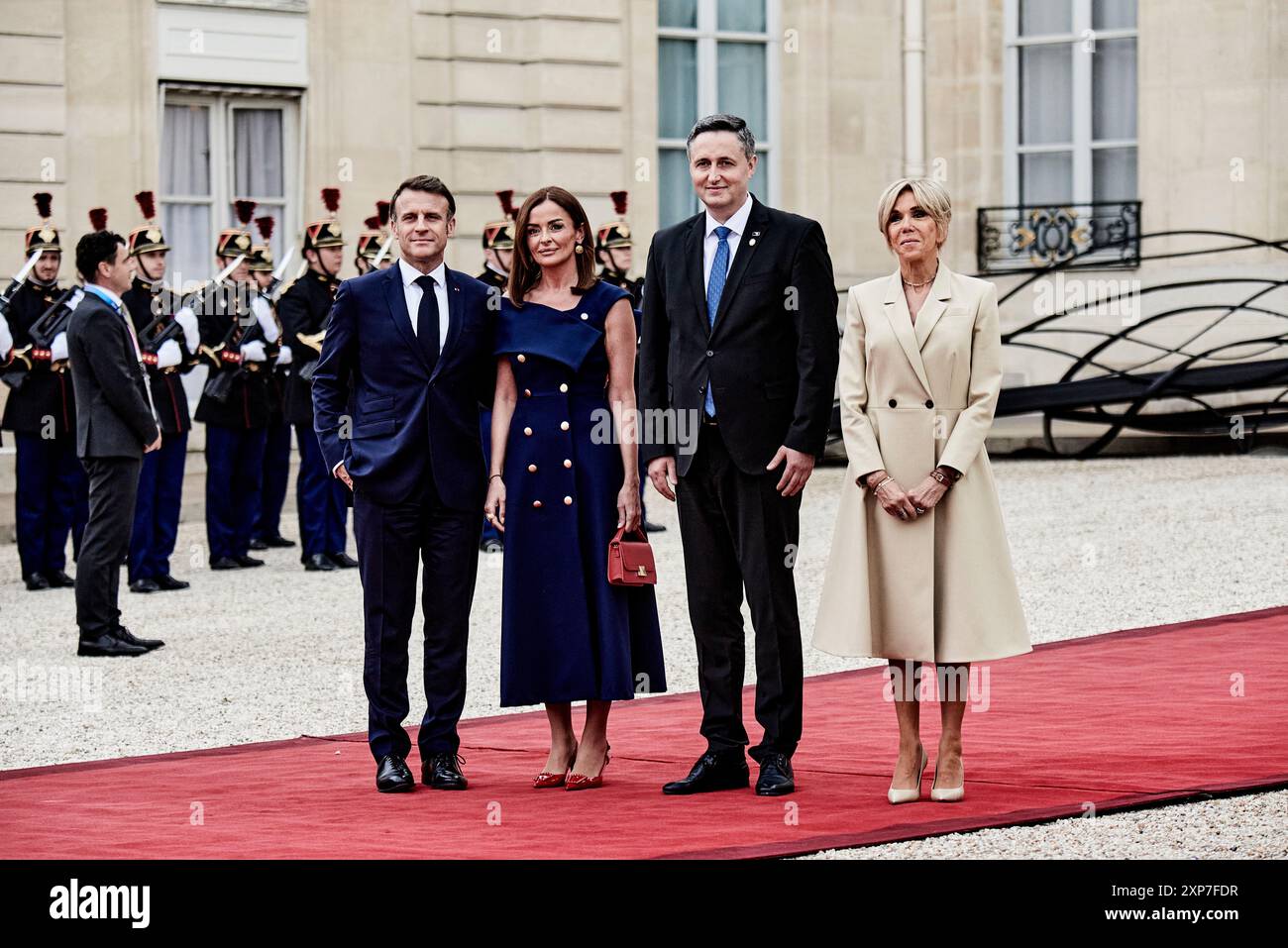 Paris, France. 26th July, 2024. Antonin Burat/Le Pictorium - Reception ...