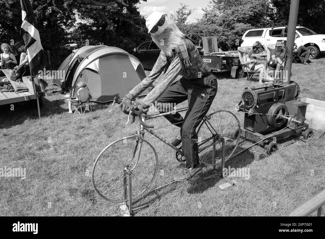 Sticker Classic Car Rally Tractors Cars Car Boot Stock Photo - Alamy