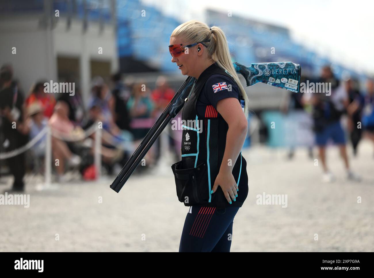 Great Britain's Amber Rutter during the Skeet Women's Final at the ...