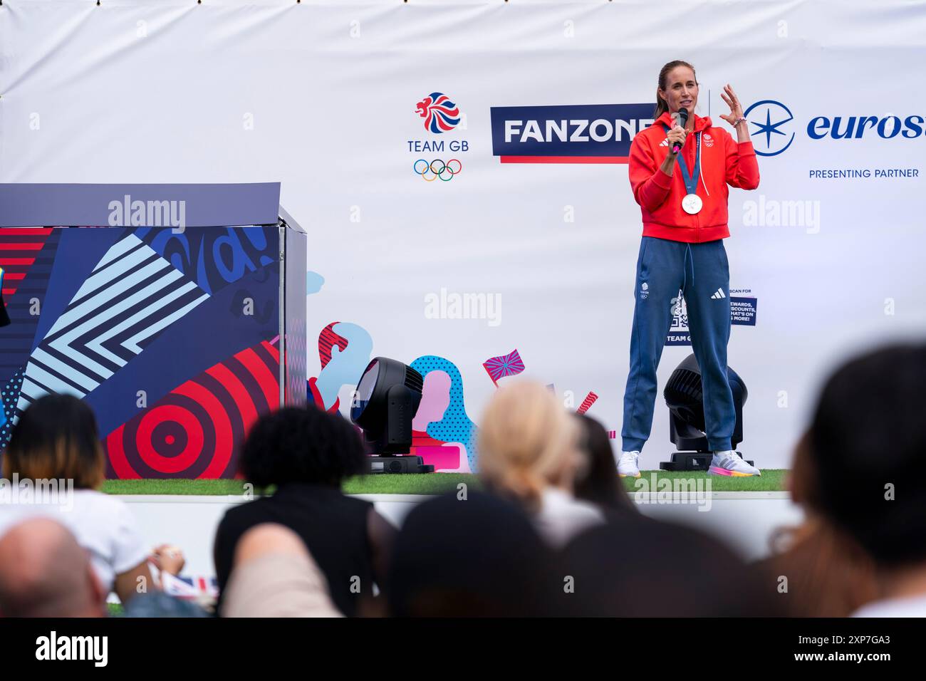 Team GB rower Helen Glover MBE at the official Team GB King's Cross ...