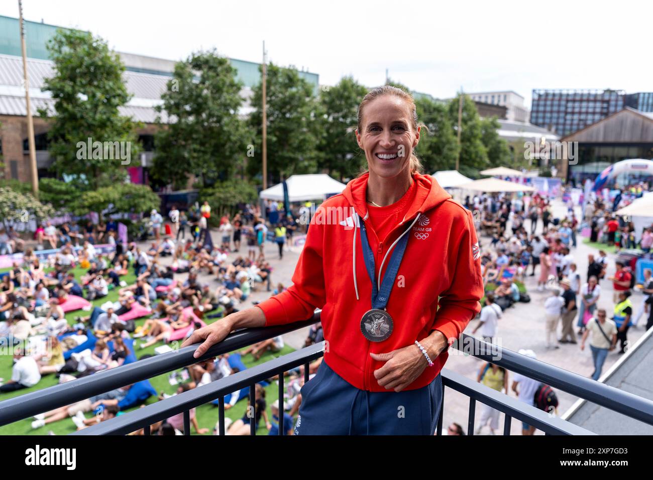 Team GB rower Helen Glover MBE at the official Team GB King's Cross ...