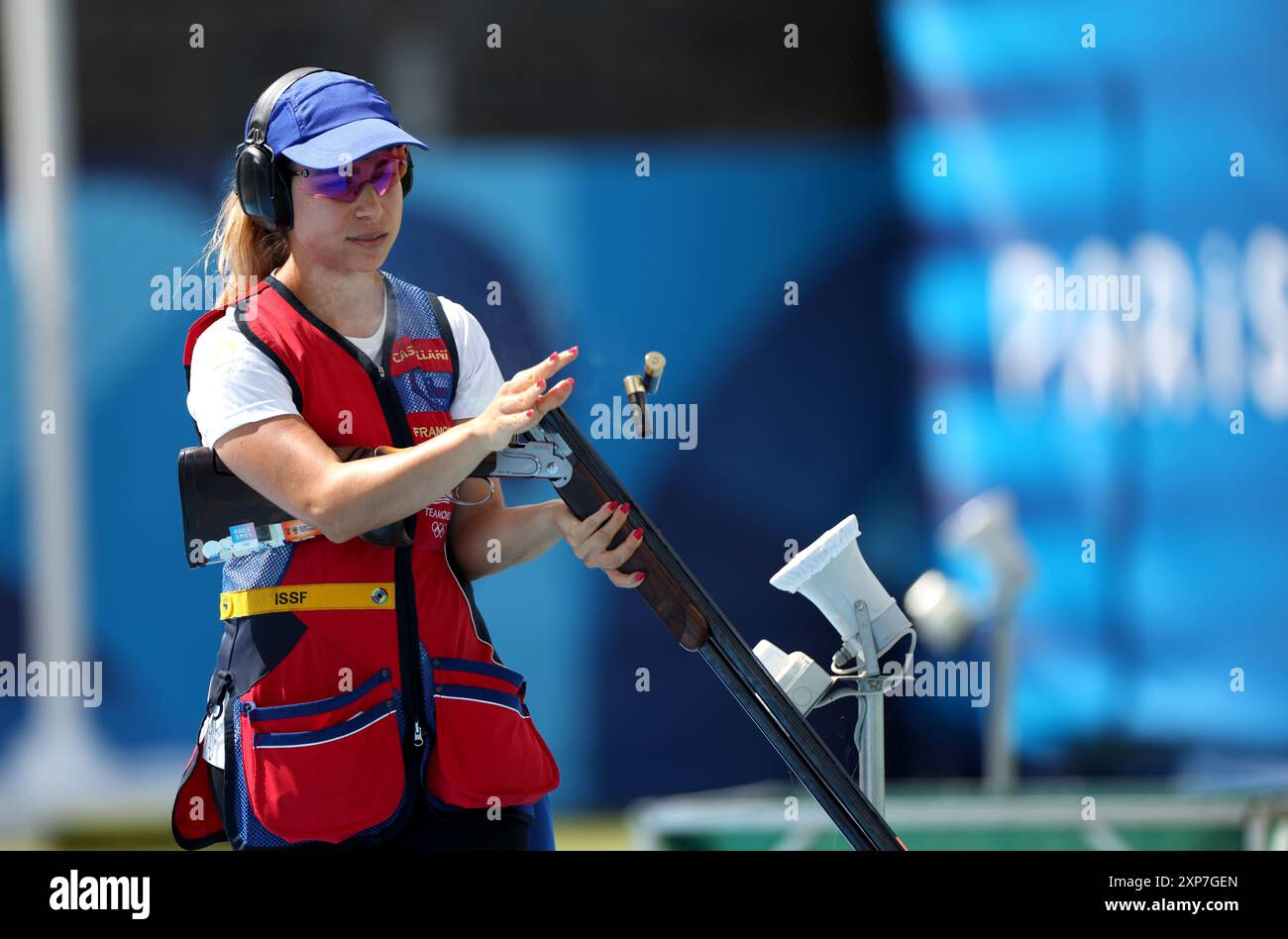 Chile's Francisca Crovetto Chadid during the Skeet Women's Final at the ...