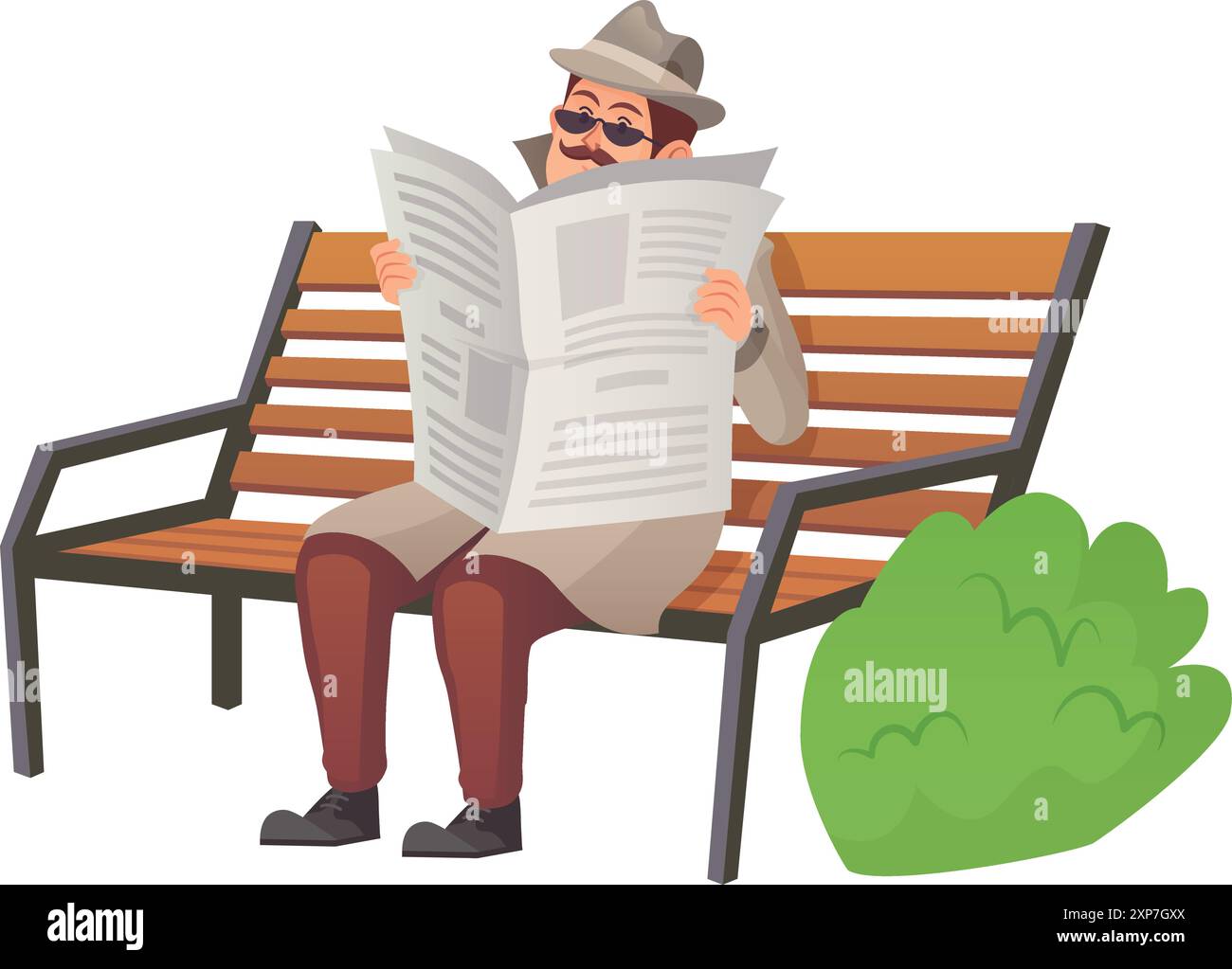 Serious newspaper Stock Vector Images - Alamy
