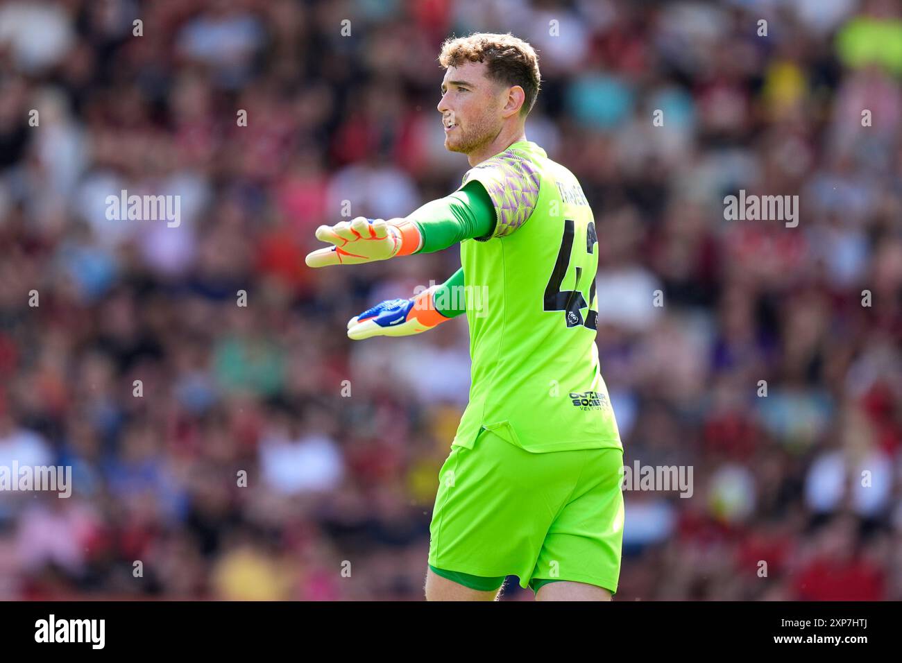 AFC Bournemouth goalkeeper Mark Travers during the pre-season friendly ...
