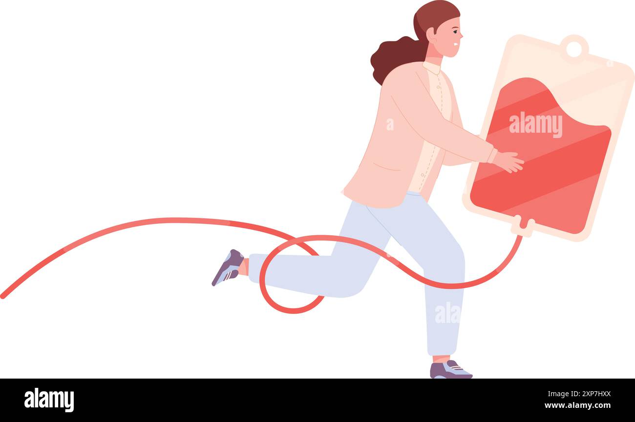 Woman run with retail price tag. Store sale isolated on white ...