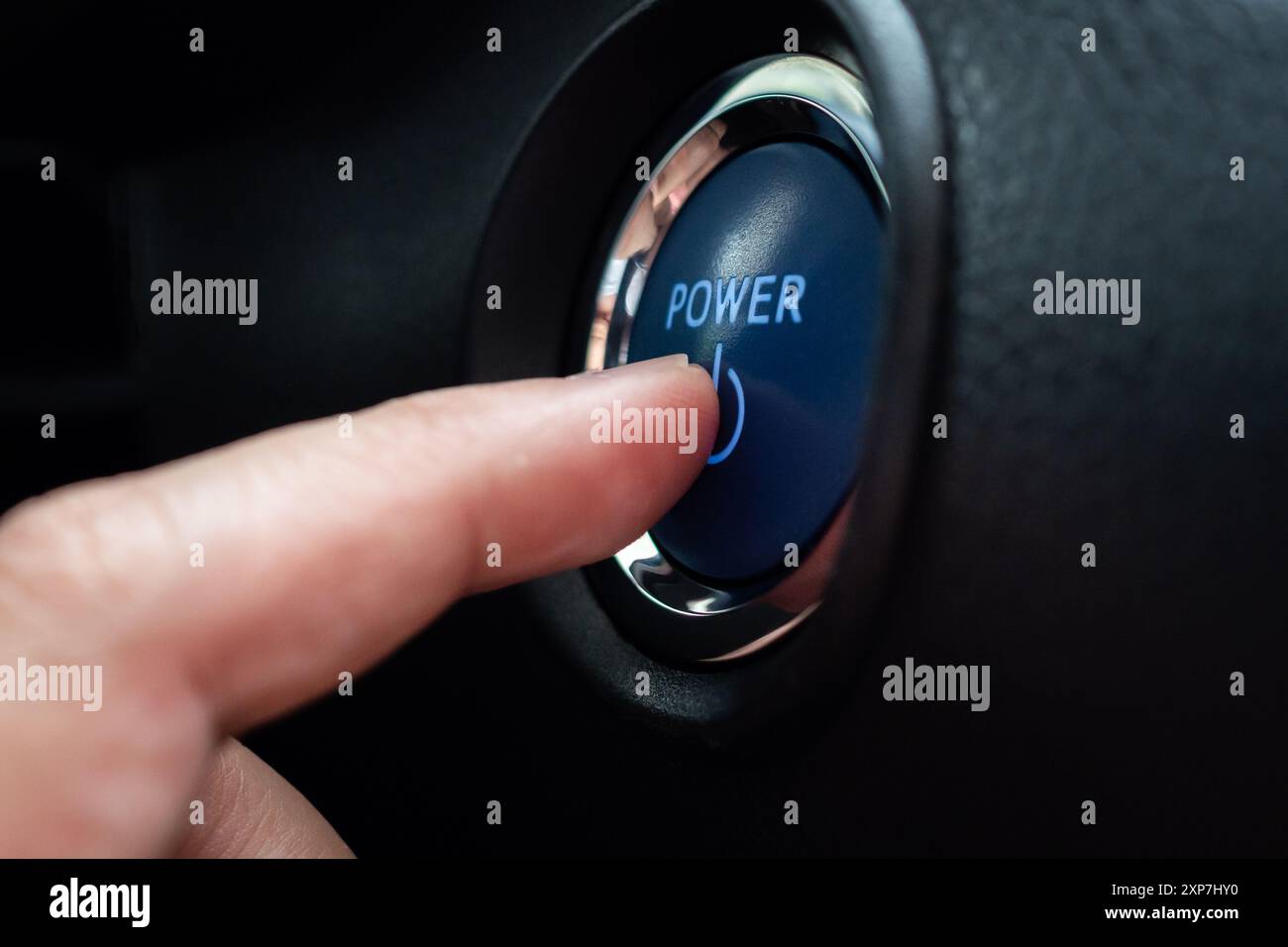 Closeup woman starting car hi-res stock photography and images - Alamy