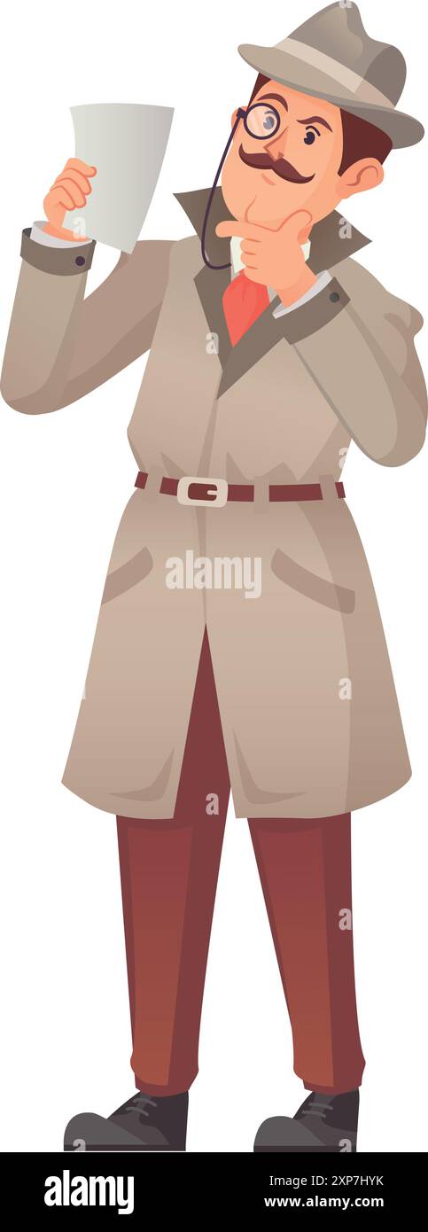 Private detective long lens Stock Vector Images - Alamy