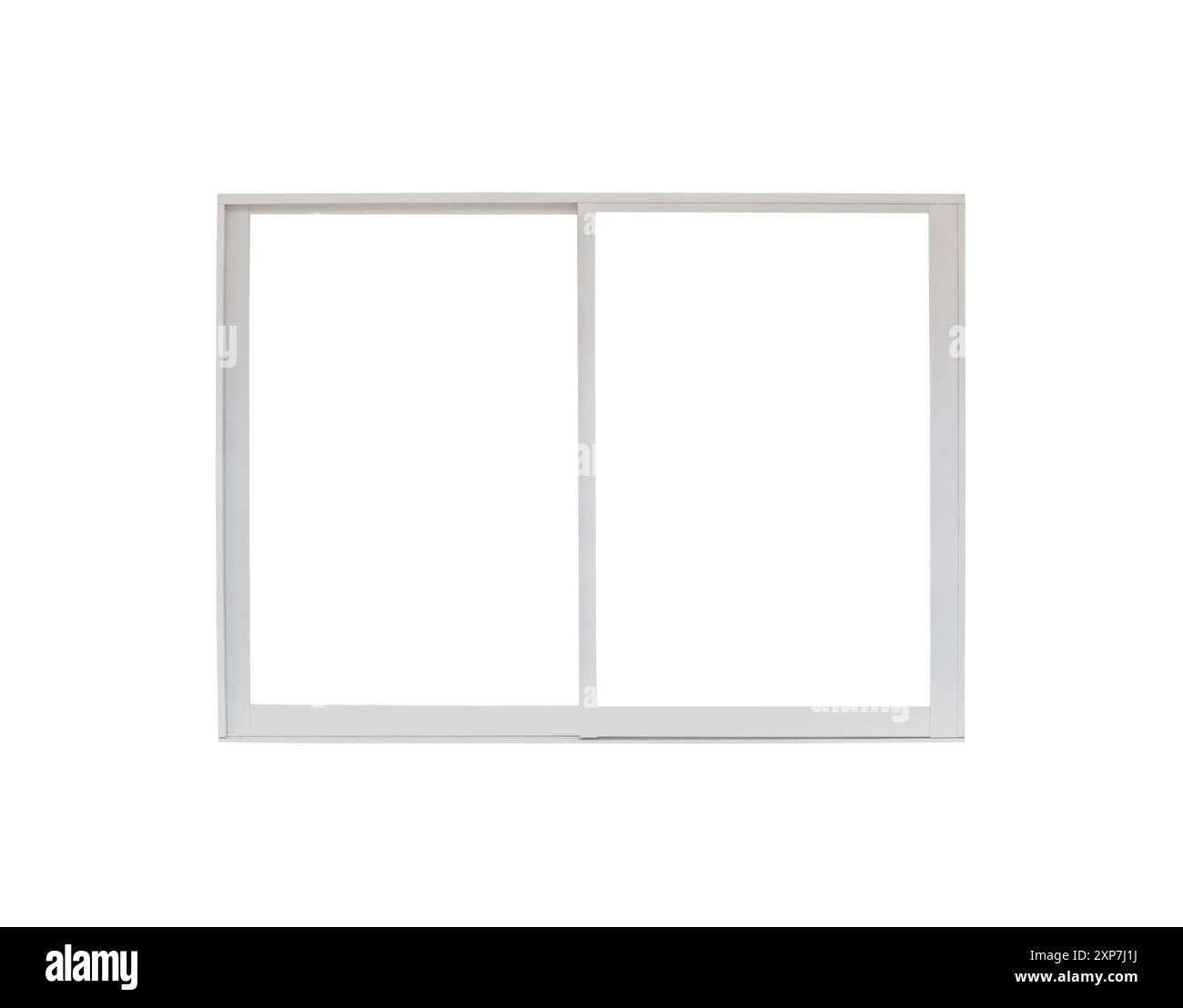 Modern house window frame isolated on white background Stock Photo - Alamy