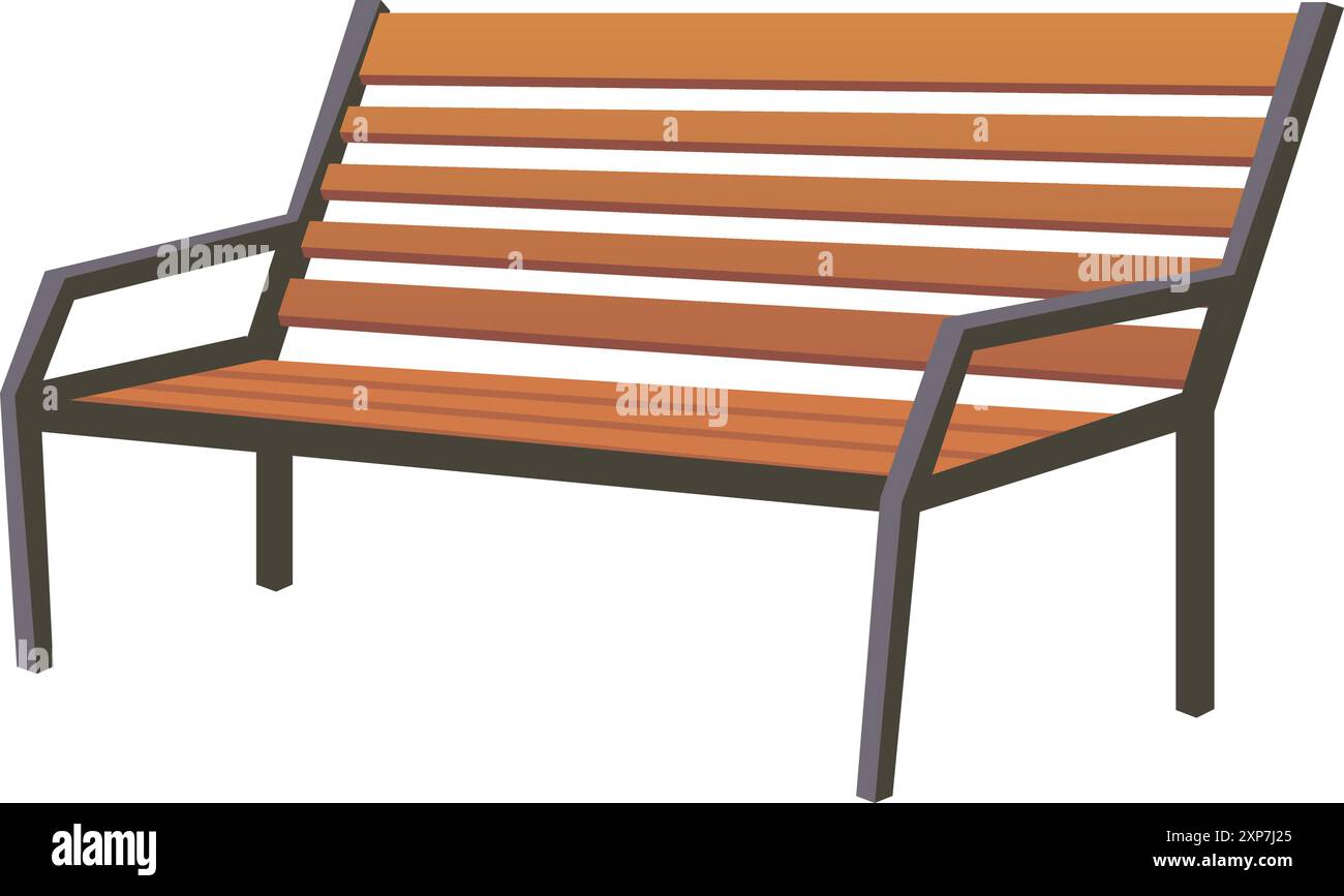 Vintage benches Stock Vector Images - Alamy