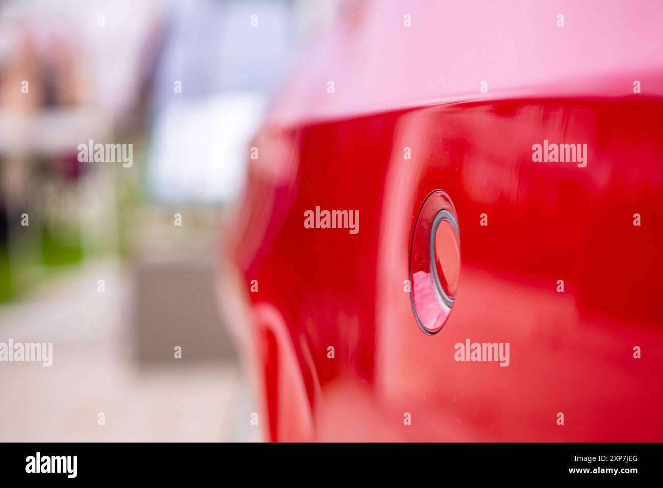 Car parking sensor on rear bumper Stock Photo - Alamy